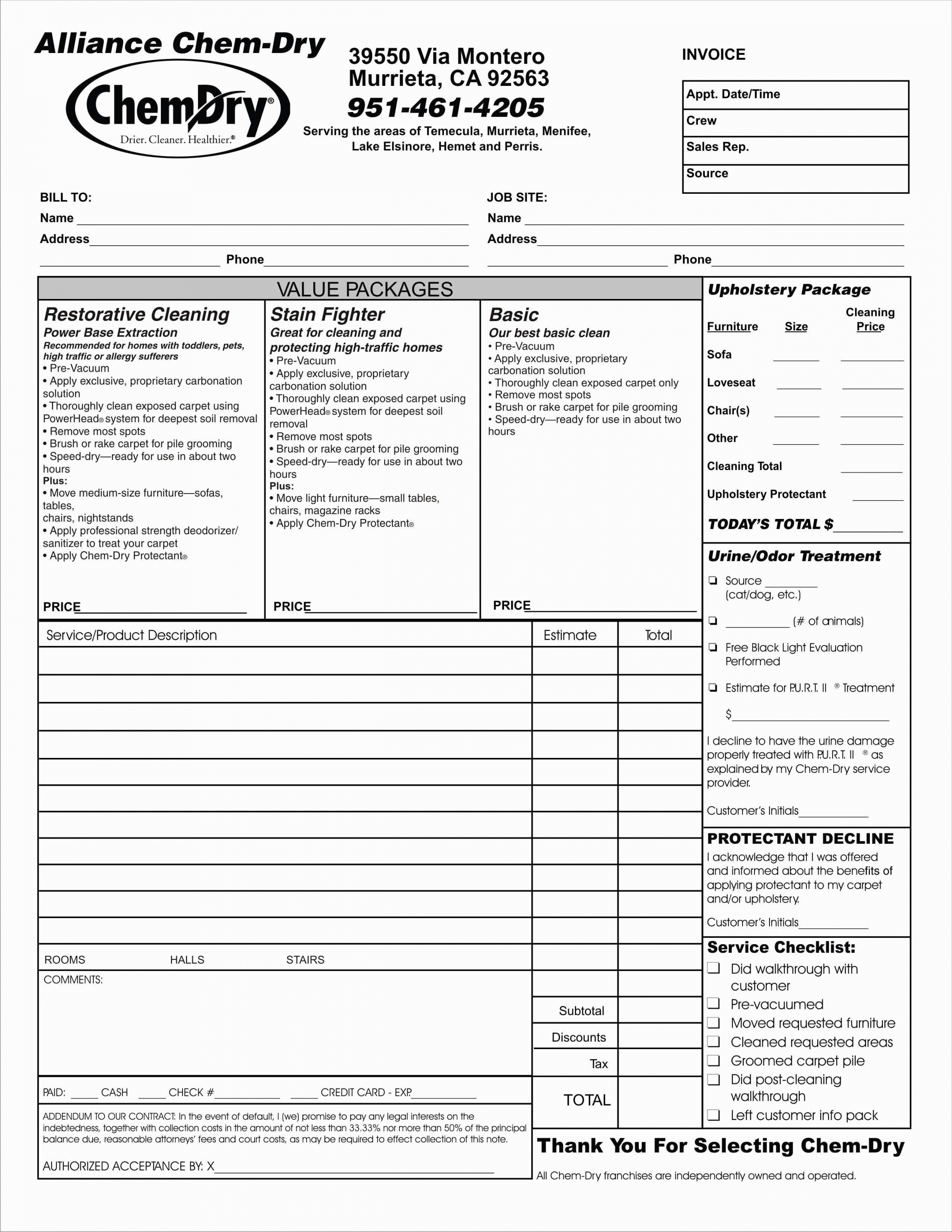 Carpet Cleaning Quotation Template EmetOnlineBlog