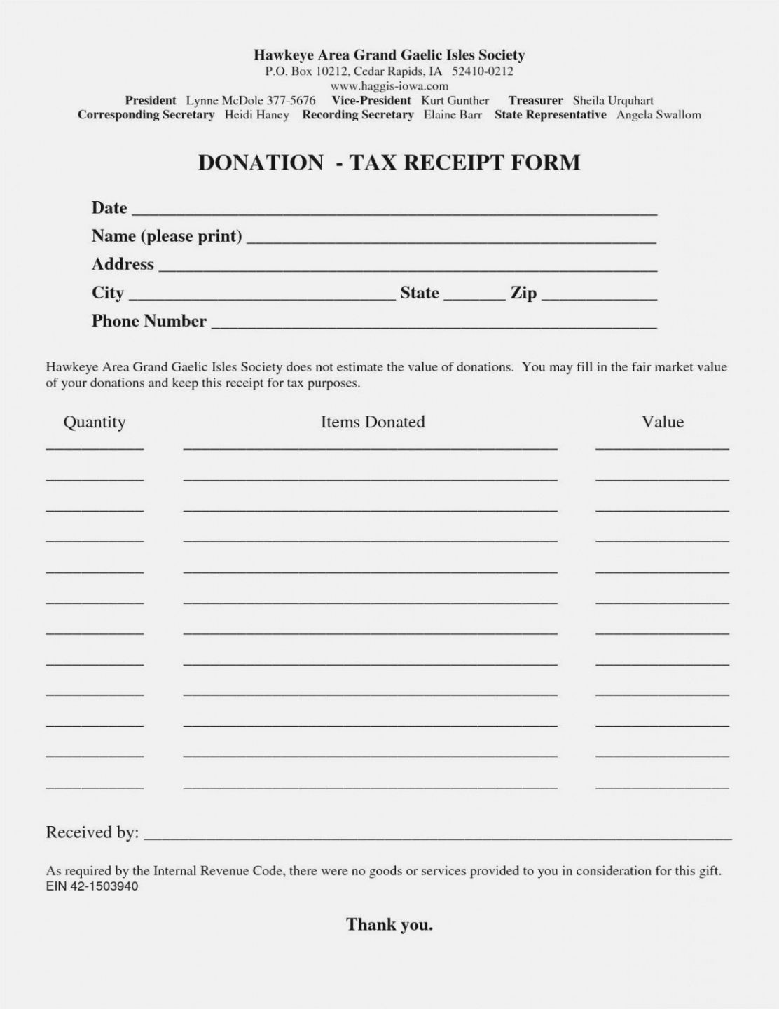 Salvation Army Donation Receipt Template EmetOnlineBlog