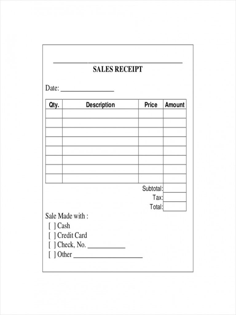 Free 32 Receipt Examples Samples In Pdf Word Pages Merchandise 