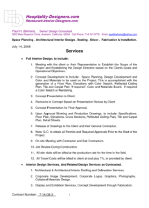 Interior Design Quotation Template | EmetOnlineBlog