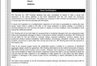 Roofing Certificate Of Completion Template | EmetOnlineBlog