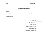 Cash Refund Receipt Template | EmetOnlineBlog