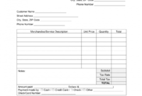 Oil Change Receipt Template | EmetOnlineBlog